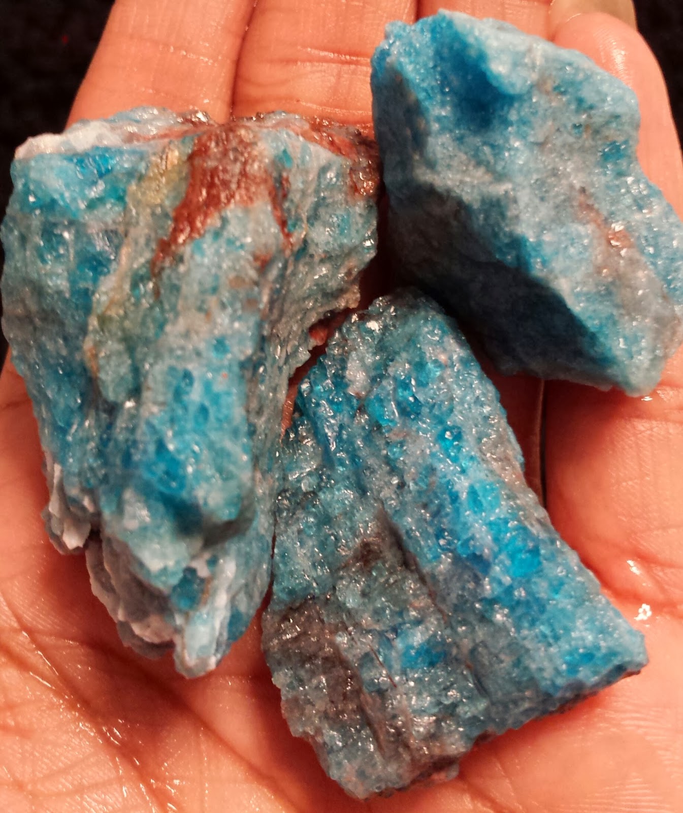 Crystals and Daily Affirmations: Blue Apatite