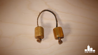 scrap wood city: How to make a wood and resin begleri - Anti stress ...