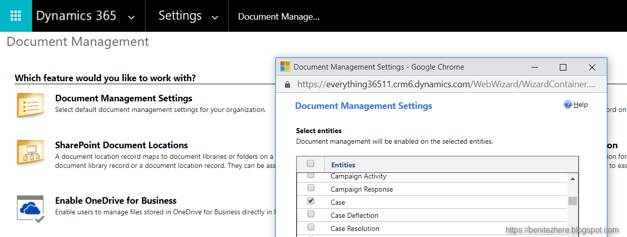 SharePoint Document Management for Dynamics 365 for Portals ~ Benitez Here.