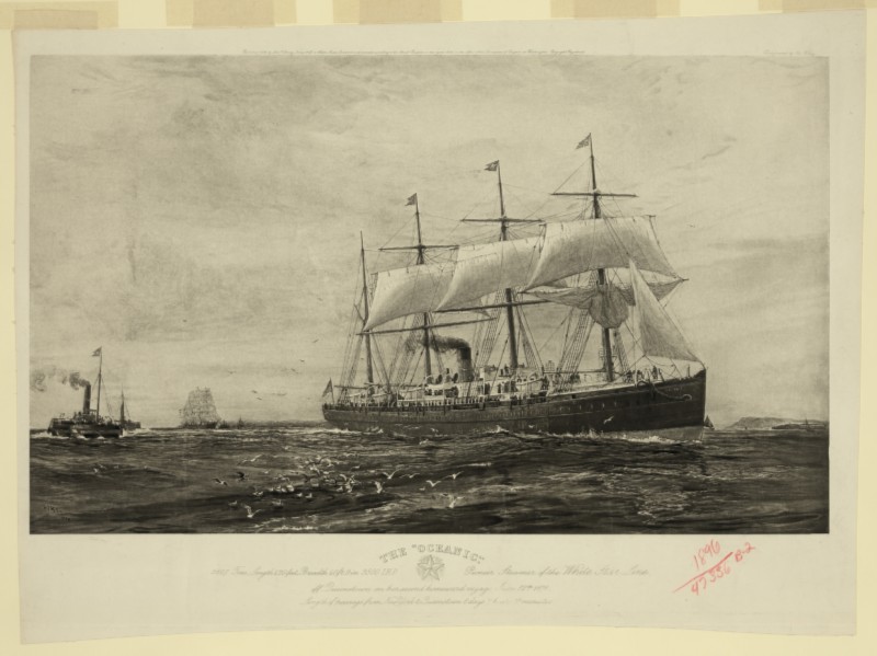 Vida em Navios : Lista de navios da White Star Line