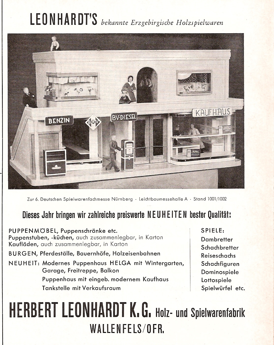 diePuppenstubensammlerin: Haus "Inge" - 1954 Herbert Leonhardt - Dolls ...