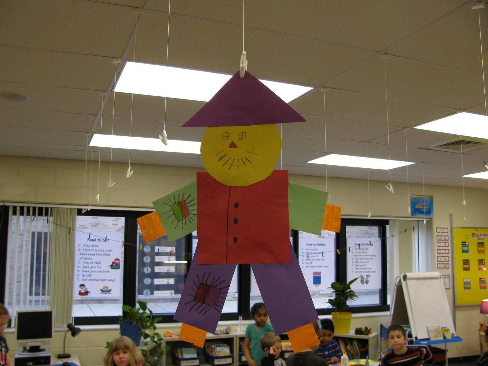 First Grade Gallery- Lessons for Little Learners: Scarecrow Project