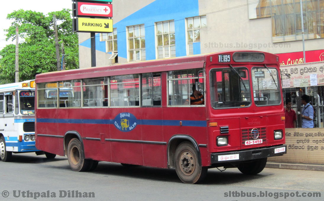 SLTB buses - ශ්‍රී ලංගම බස්: Latec TATA LP 1510/52 bus from SLTB ...