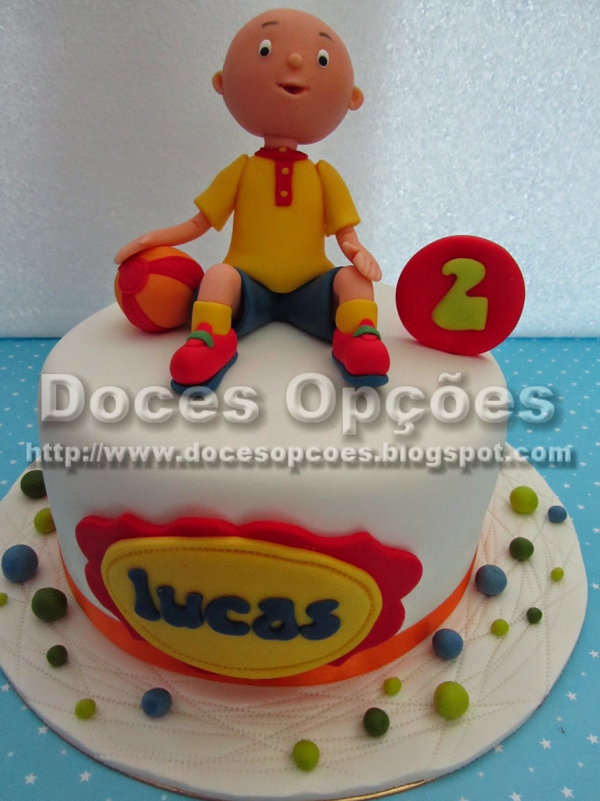Doces Opções: Bolo aniversário com o Ruca