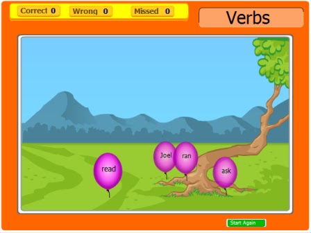 HTS 2nd Grade Technology Blog: Identifying Verbs and Nouns