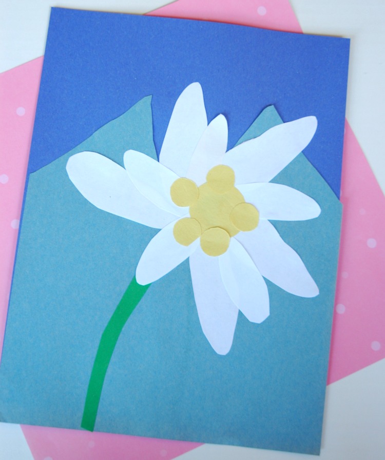 Edelweiss Flower Craft | What Can We Do With Paper And Glue