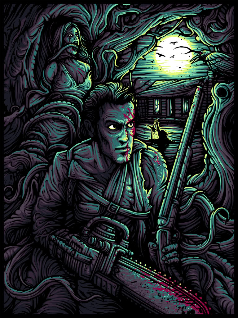 The Geeky Nerfherder: Movie Poster Art: The Evil Dead Trilogy