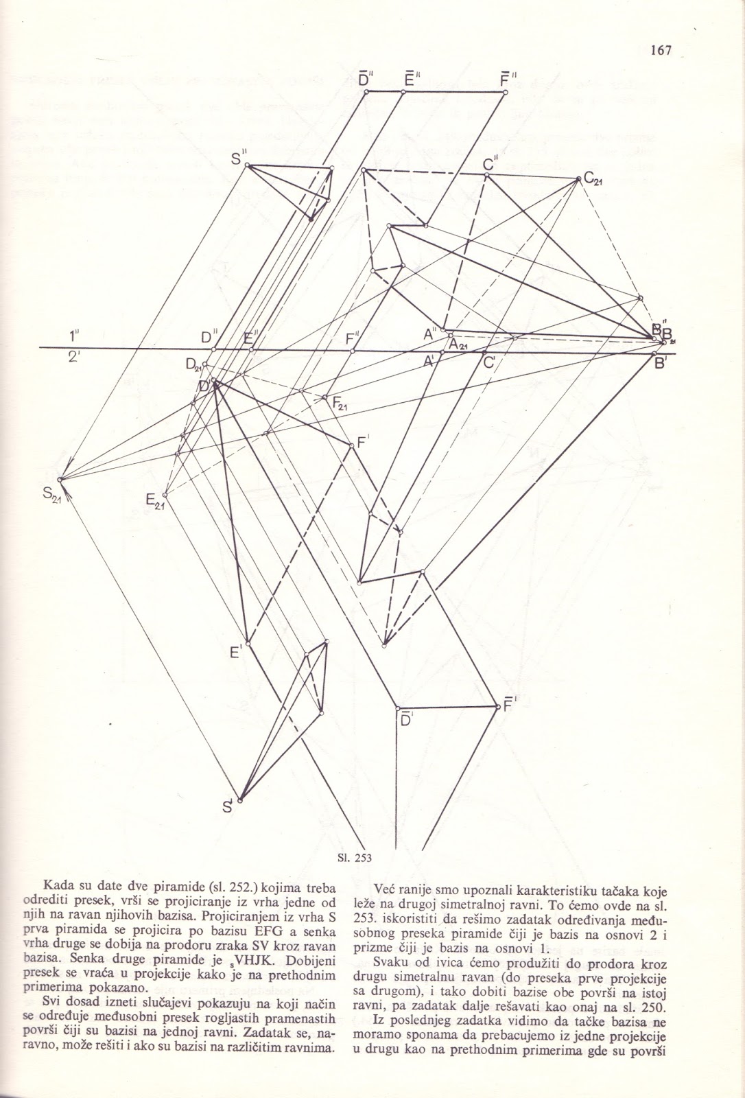 NACRTNA GEOMETRIJA - DESCRIPTIVE GEOMETRY - GEOMETRIA DESCRITTIVA ...