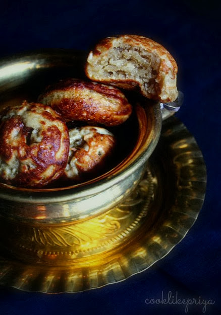 Cook like Priya: Banana Kuzhi Paniyaram | Sweet Paniyaram Recipe ...