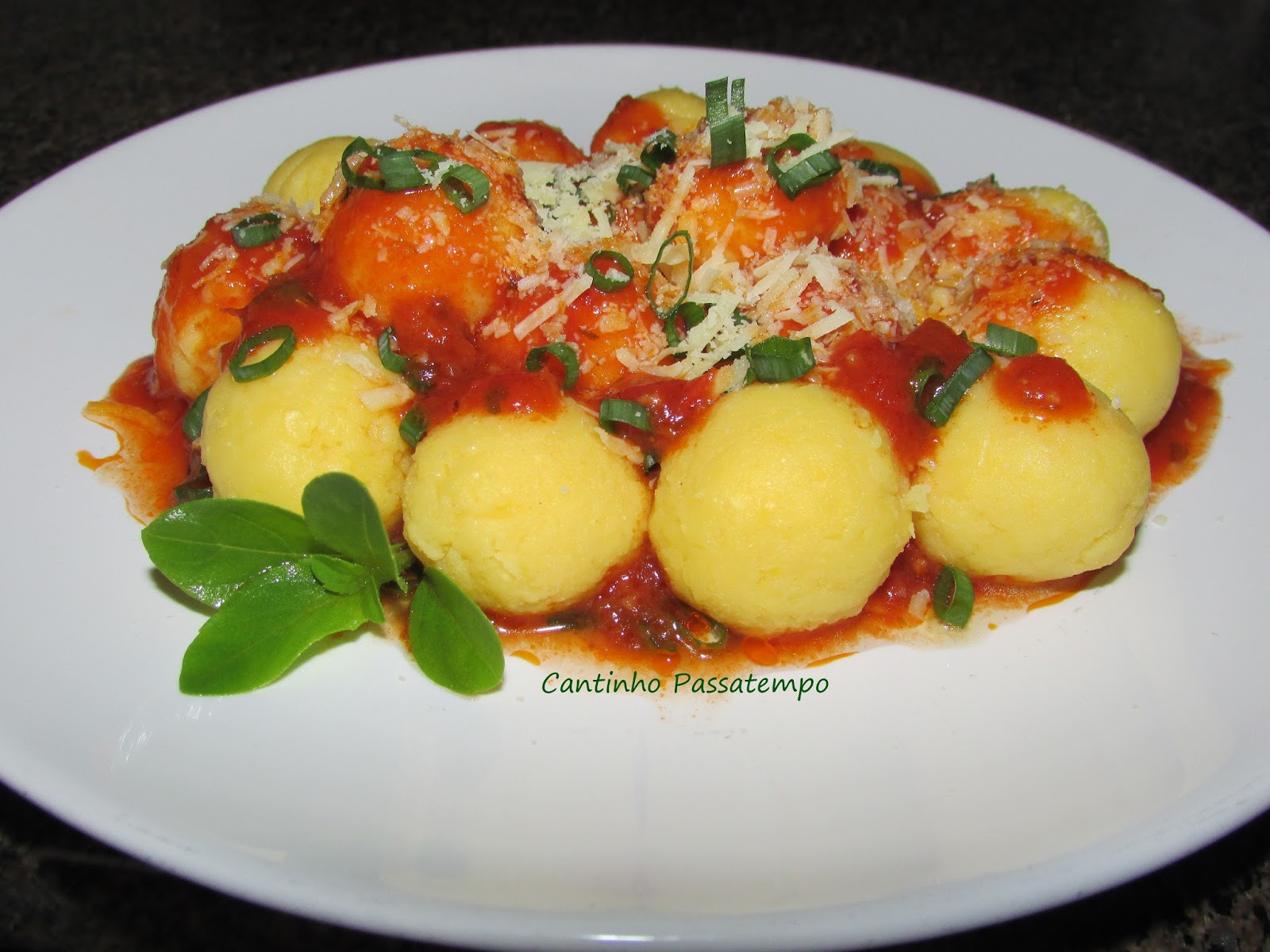 Cantinho Passatempo: Nhoque de milho verde