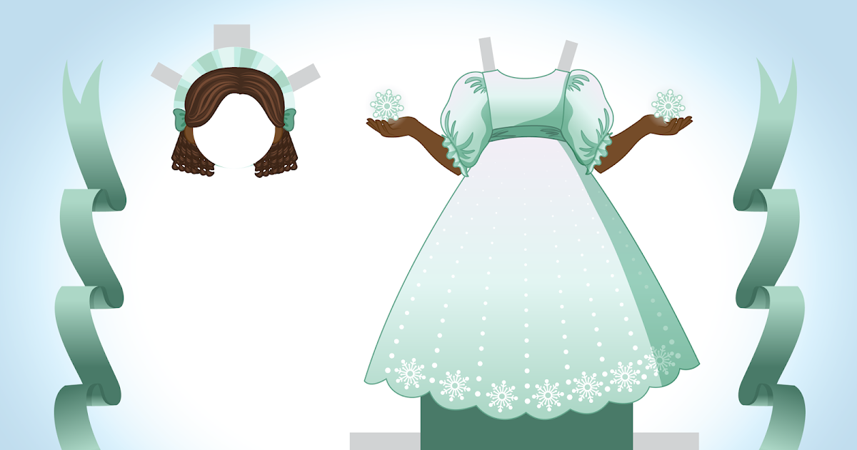 Paper Doll School: December Angel Paper Doll - Day 10