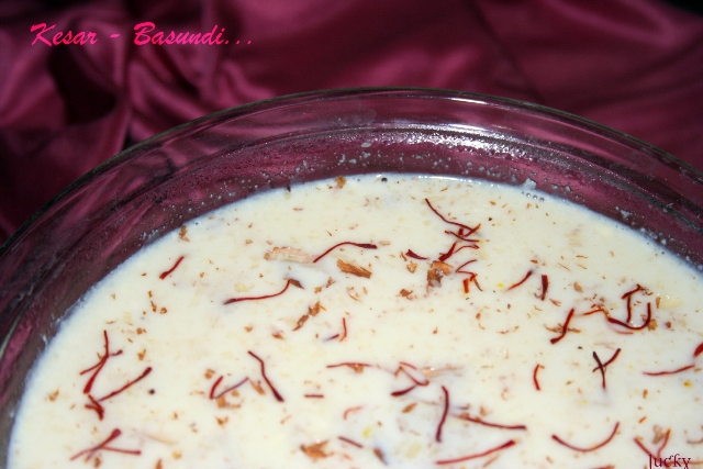 Favourite: Kesar - Basundi..