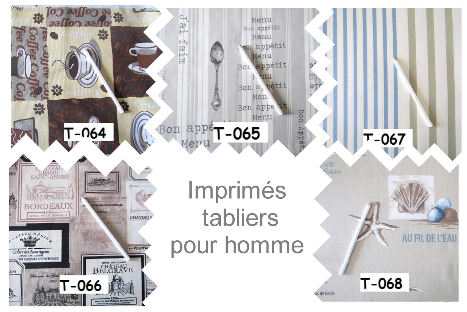 La Compagnie des tabliers: De nouveaux tissus pour homme