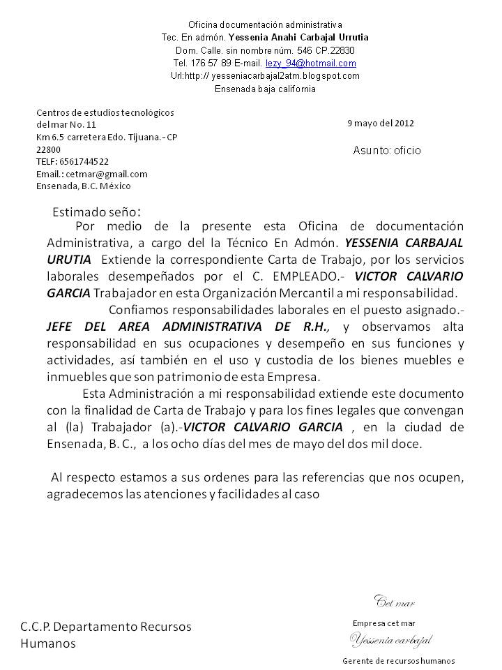 guía didáctica documentación administrativa: estructura del oficio ...