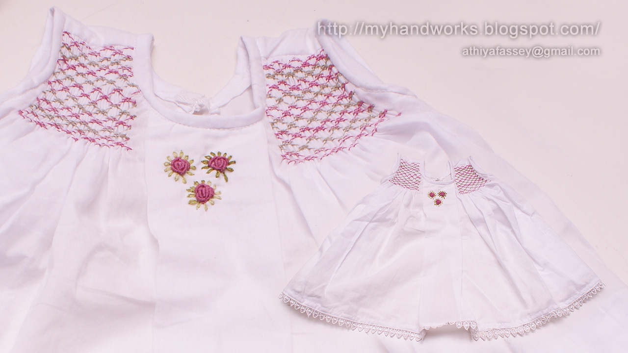 Brazilian Embroidery by Athiya Fassey: Smocking Baby Frock