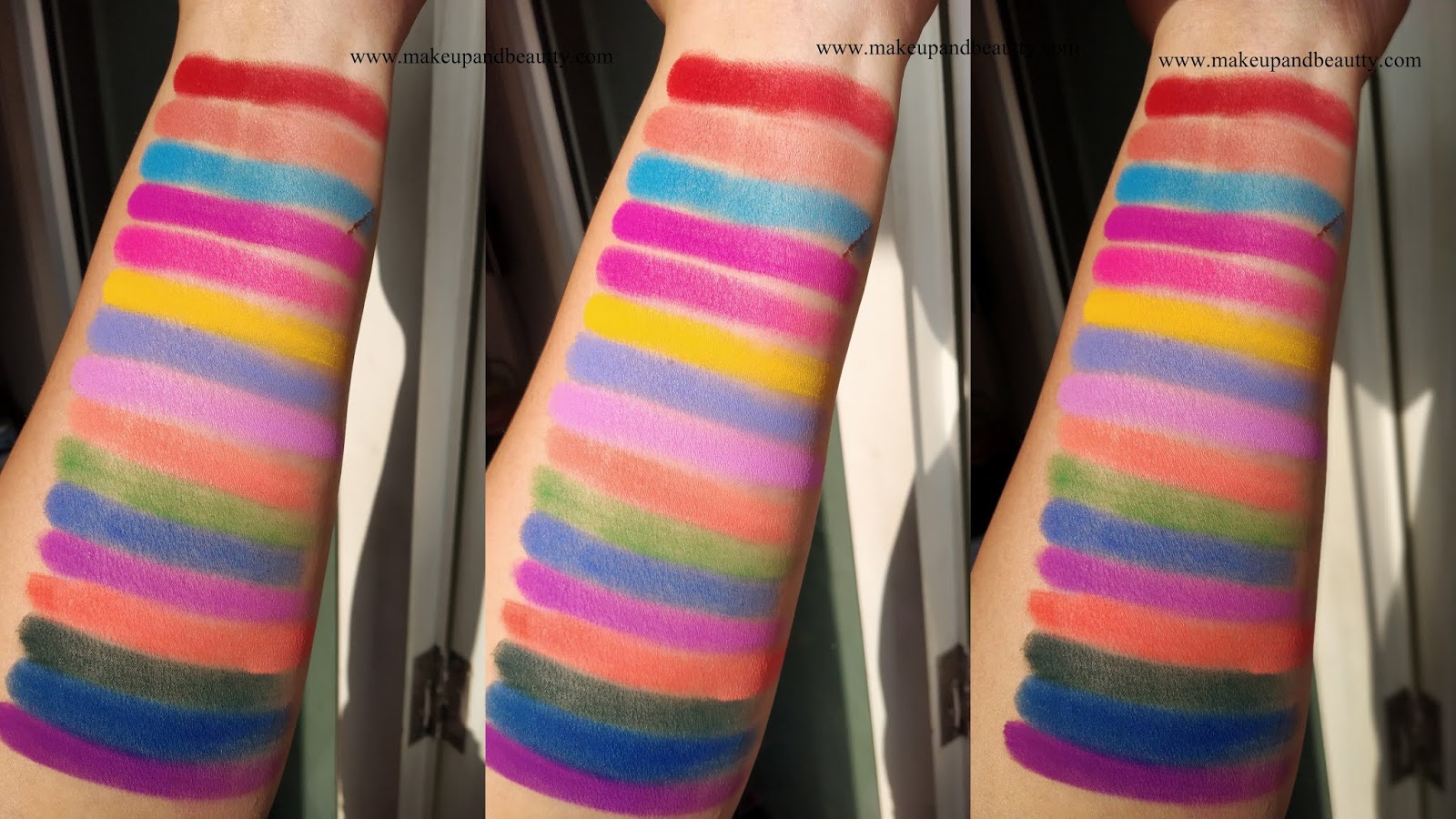 Makeup and beauty !!!: REVIEW & SWATCHES OF COLORED RAINE VIVID ...