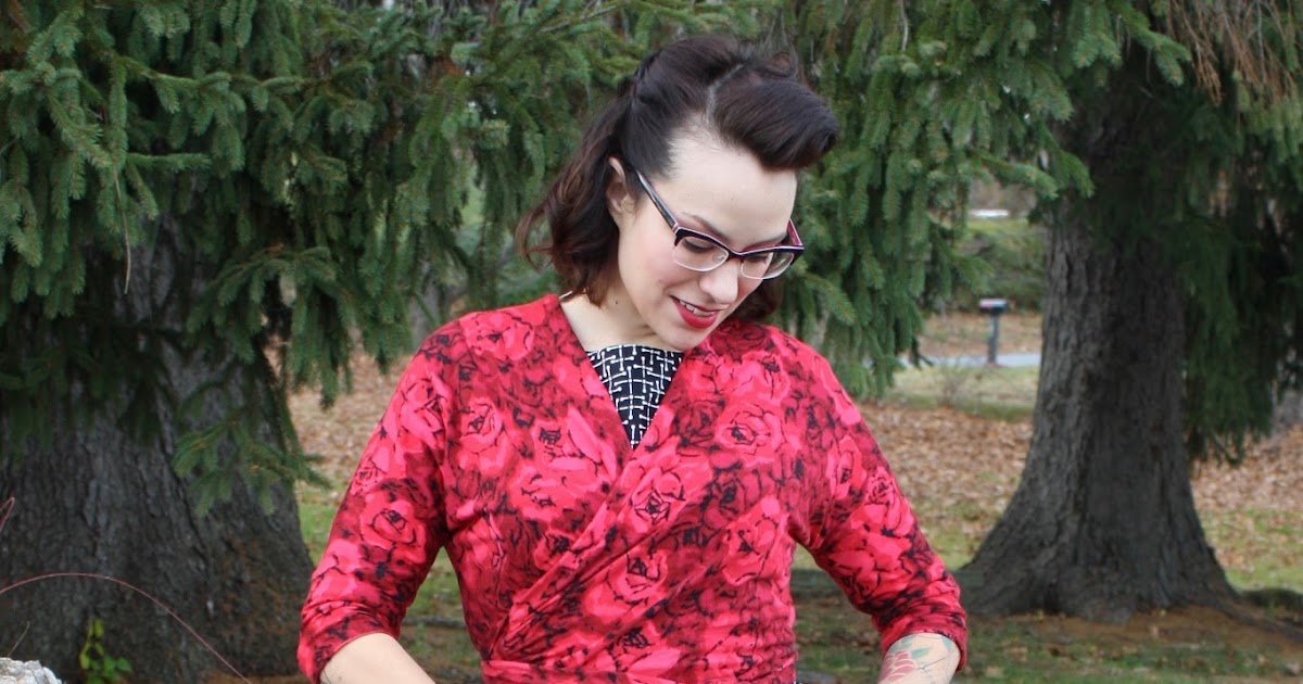 Gertie's New Blog for Better Sewing: Styling the Knit Wrap Top Over Dresses
