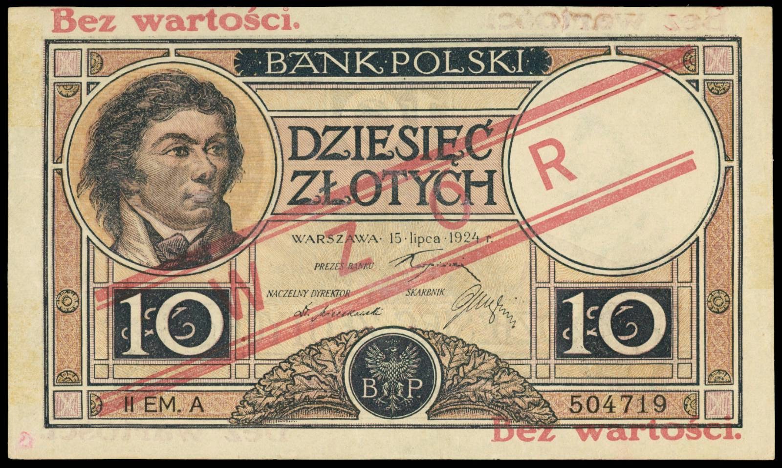 Poland 10 Zlotych banknote 1924|World Banknotes & Coins Pictures | Old ...