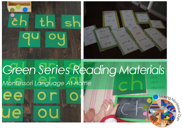 Green Series Reading Materials, Montessori Language At Home - "Making ...