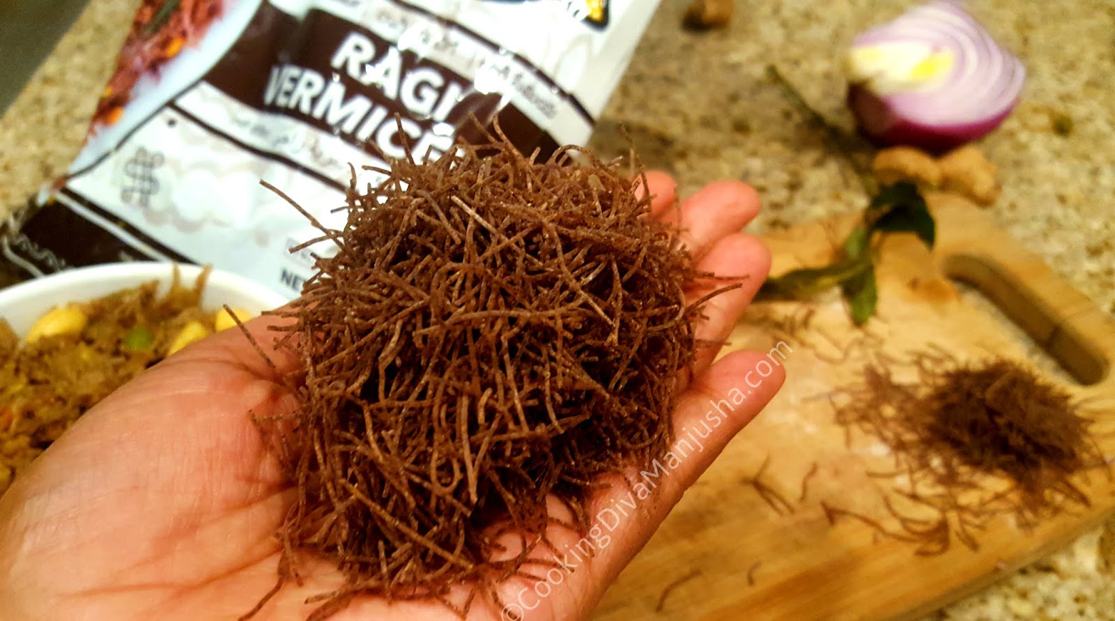 Ragi Vermicelli Upma|A Finger Millet recipe |Ragi semiya recipe