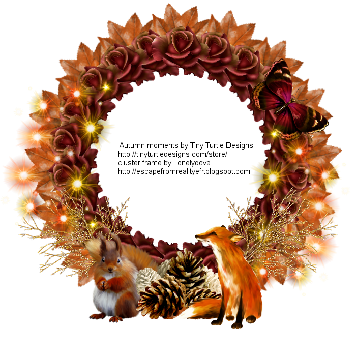 Escape From Reality Blog: FTU 'Autumn Moments' Clusters, Cluster Frames ...