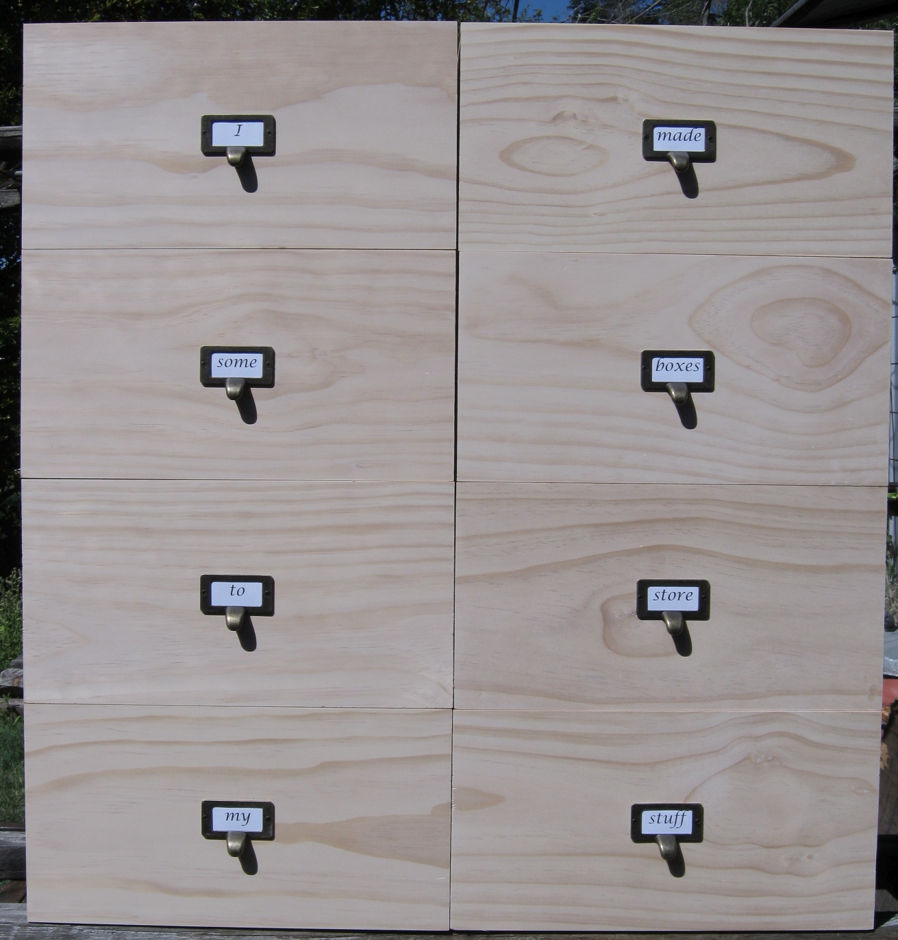 Grant Trebbin: Custom Storage Box Prototypes