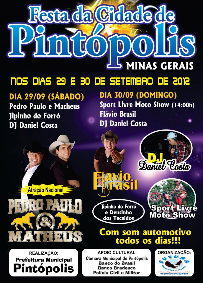 Uma Pintópolis Melhor!: Eventos