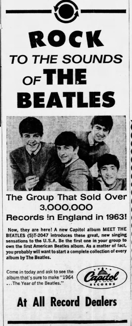 BOOKSTEVE'S LIBRARY: Beatles Album Ads