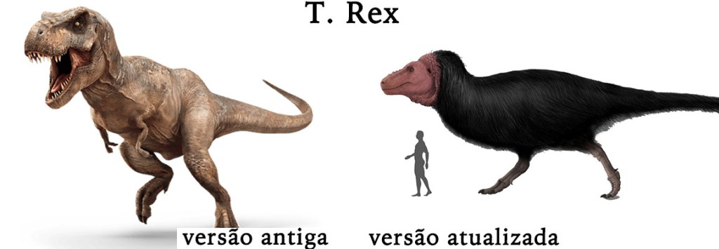 T.REX COBERTO DE PENAS E TRICERATOPS COLORIDO: CONHEÇA A VERDADEIRA ...