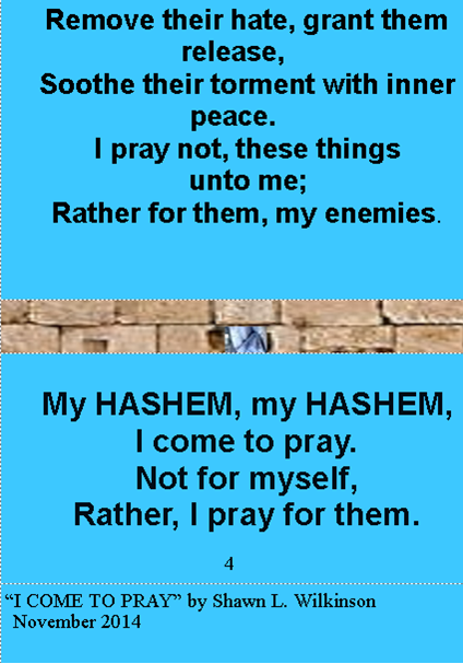Prayer for peace: Jewish Prayer for Peace