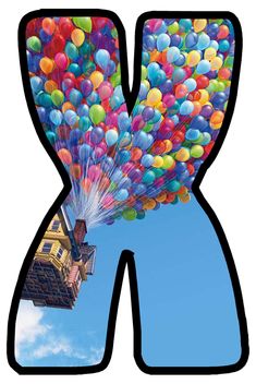 Abecedario de la Película Up. Up Movie Alphabet. - Oh my Alfabetos!