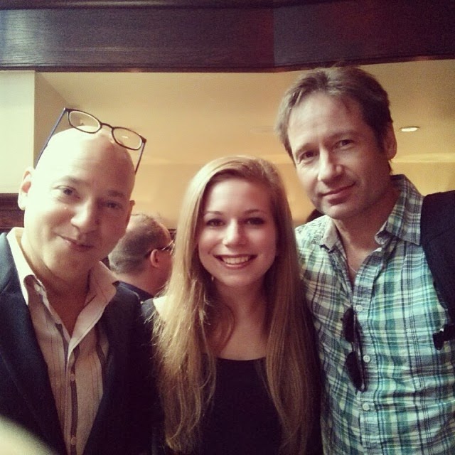 Photo: David Duchovny and Evan Handler in New York | Duchovny Central