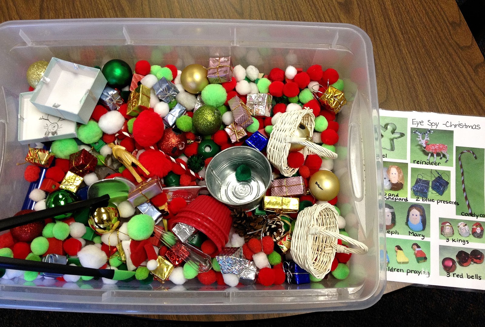 From The Hive: Christmas table activites- preschool style