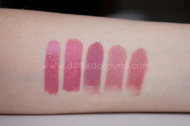 MAC Mehr lipstick swatches, comparison, review | Dotted Around | Bloglovin’