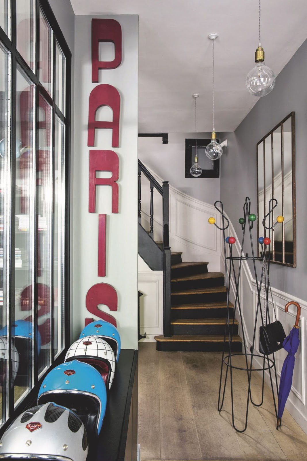 A Parisian house with chic and authentic spirit