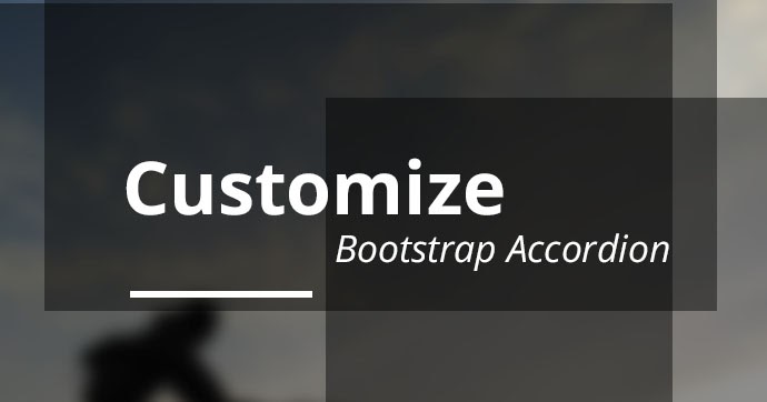 Customize Bootstrap Accordion With Arrow | Fostrap