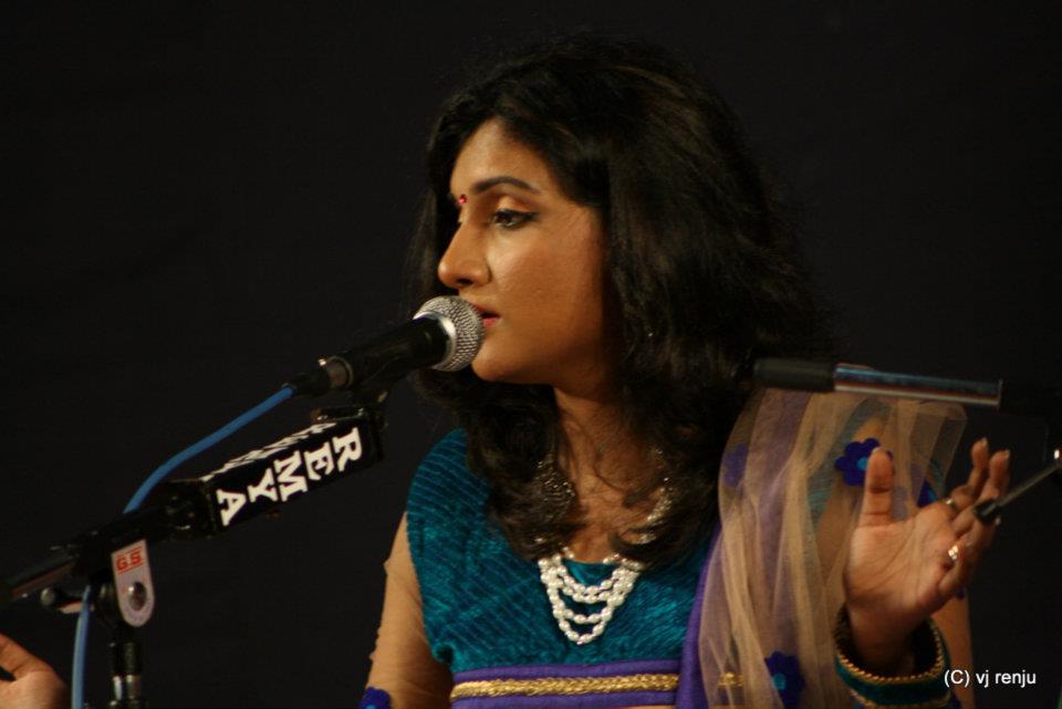 playback singer Manjari cute stills