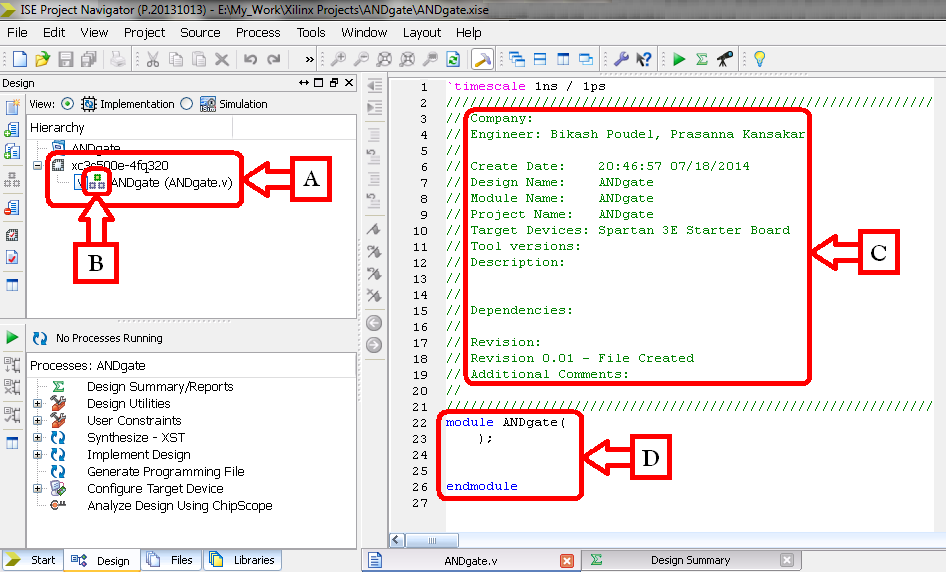 Verilog for Beginners: Getting Started with the Xilinx ISE and Spartan 3E
