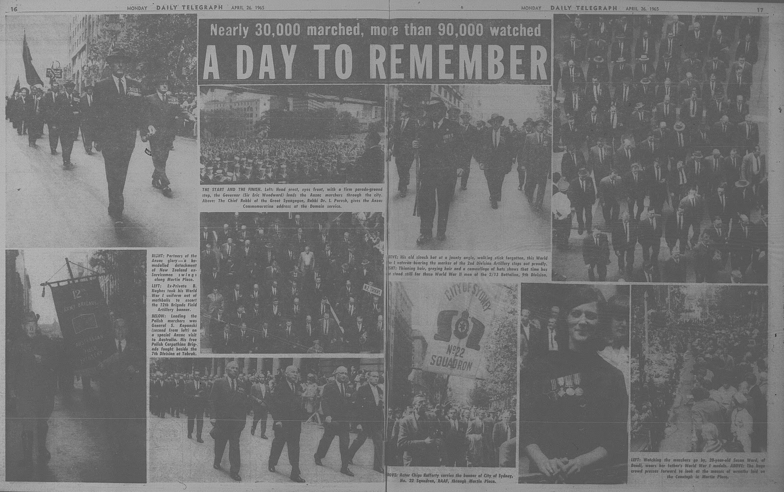 Fab Sydney Flashbacks: ANZAC Day 50 years ago: Sydney marks 50 years ...