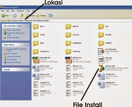VISUAL DELPHI: Instalasi Aplikasi Delphi
