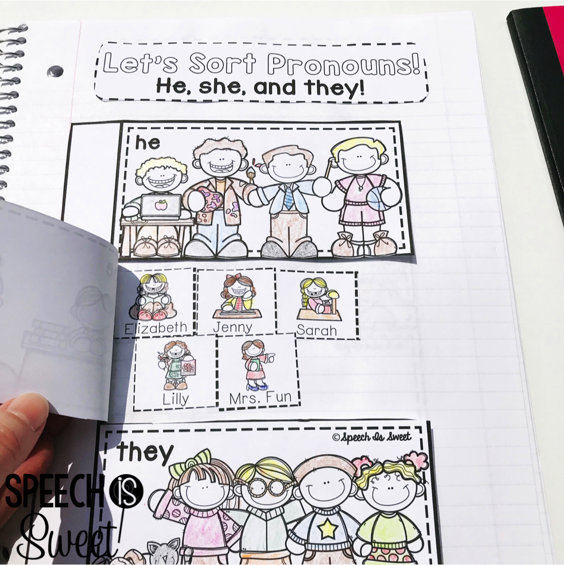 August Interactive Language Notebook - Speech is Sweet