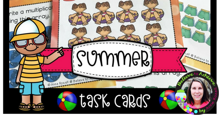 The Best of Teacher Entrepreneurs: Multiplication Array Task Cards ...