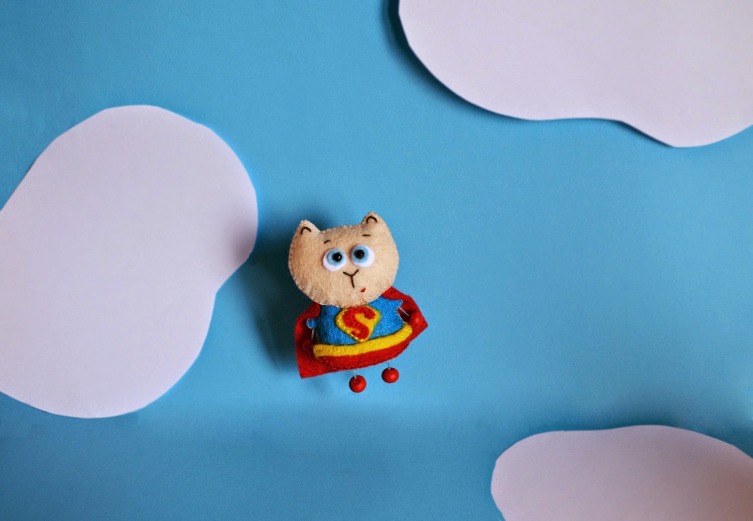 geek with curves: Cats as Superheroes Miniature Plushies
