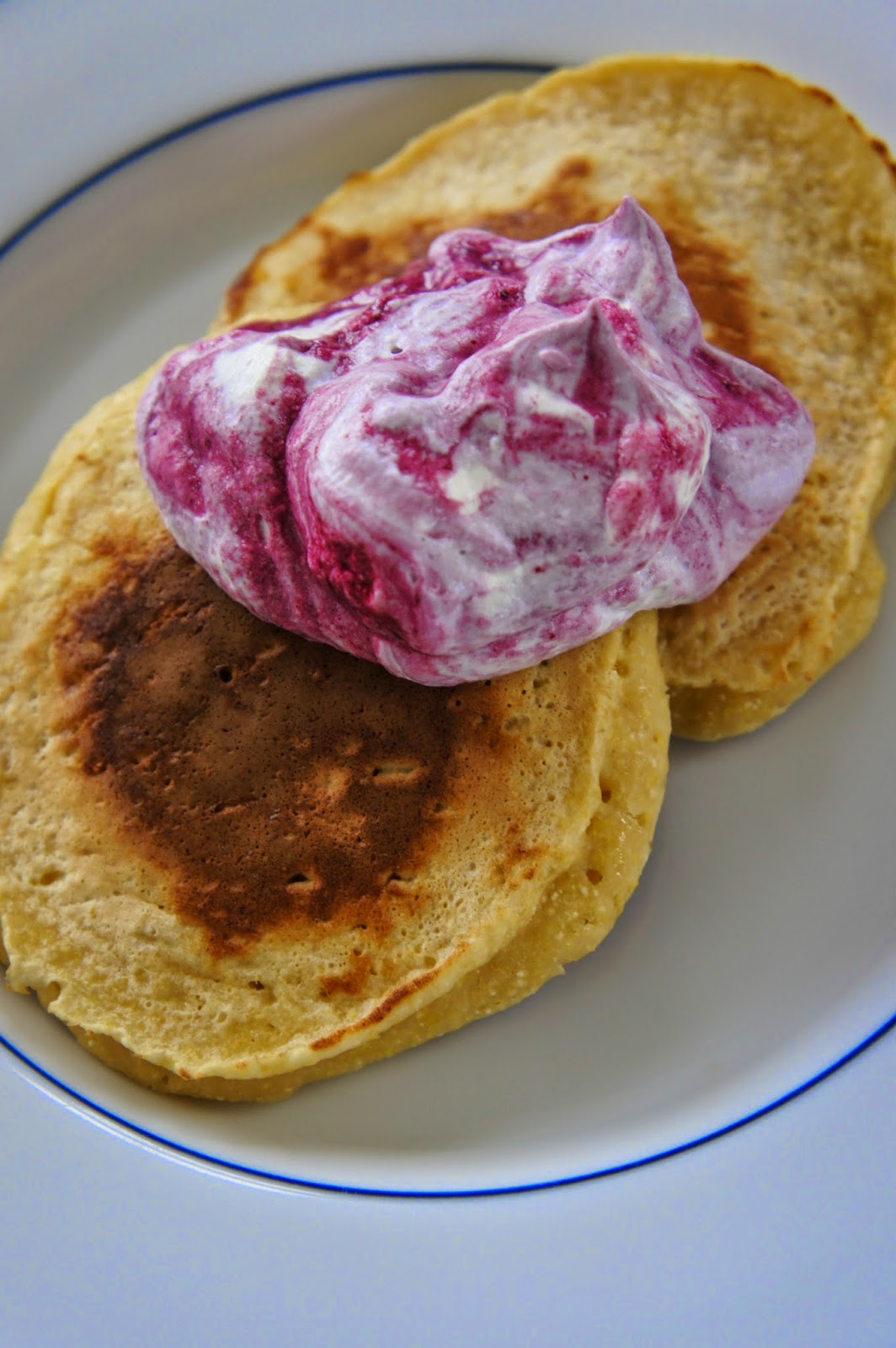 Savory Sweet and Satisfying: Ricotta Pancakes with Berry Coulis Whipped ...