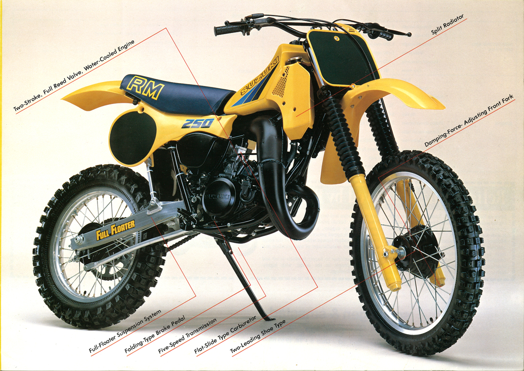 MMVV: BROCHURE 1983 SUZUKI RM 80 - 125 - 250 - 500