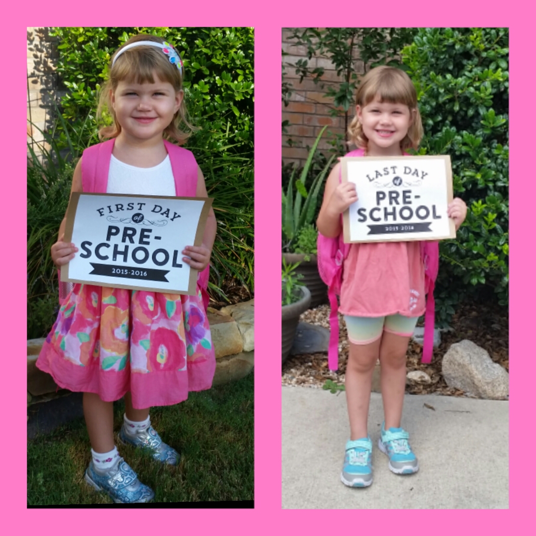 Erin Reed Makes: DIY Printable Signs for First and Last Days of School