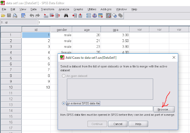 How To Combine Data Sets Using Spss Data Analysis Part 8