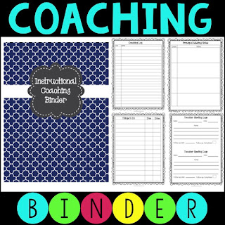 Instructional Coaching Binder Paper and Digital Options - Literacy ...
