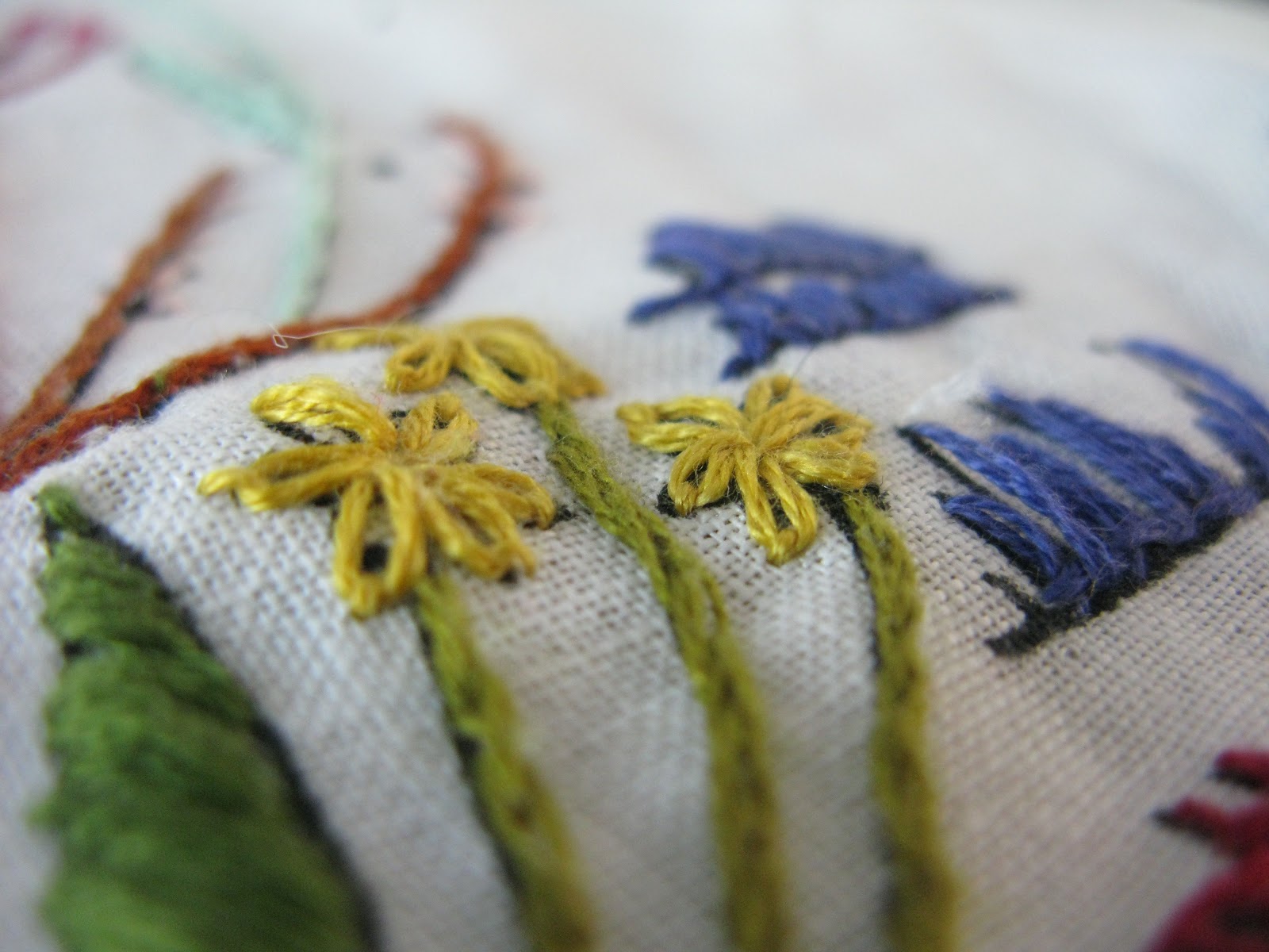 Sew Nancy: drop cloth stitch sampler