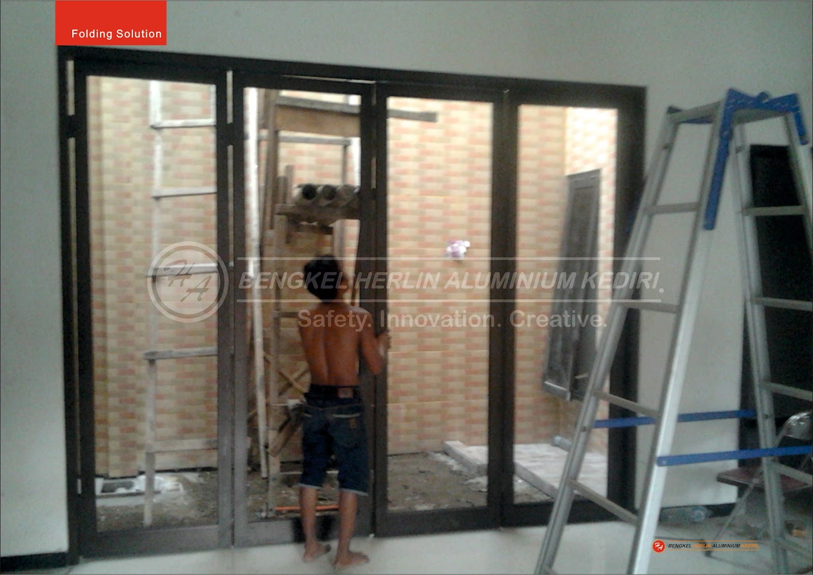 Pintu Folding Aluminium Pintu Lipat Aluminium Kaca Di Kediri ~ Bengkel ...